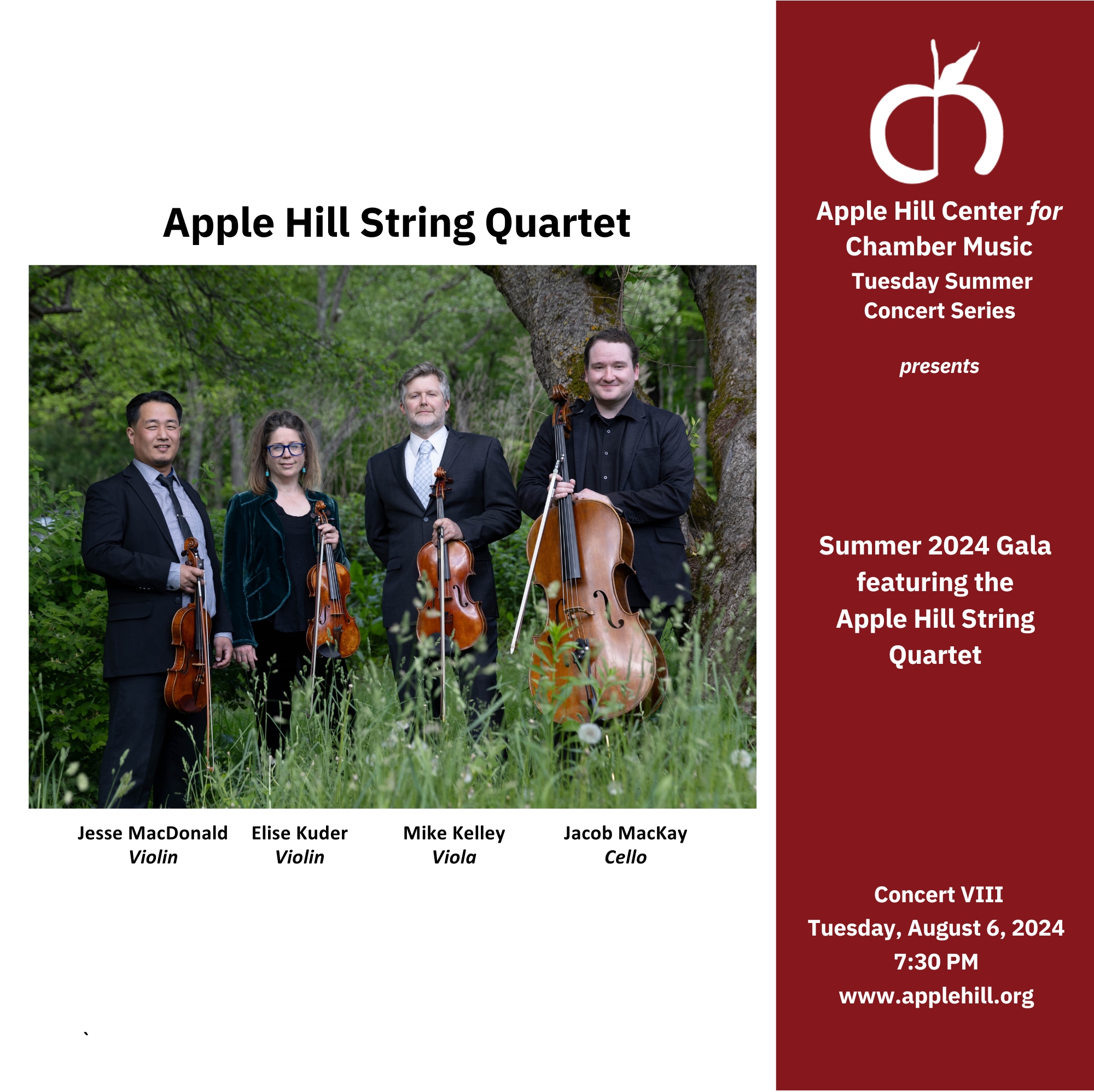 Concerts and Events – Apple Hill Center for Chamber Music